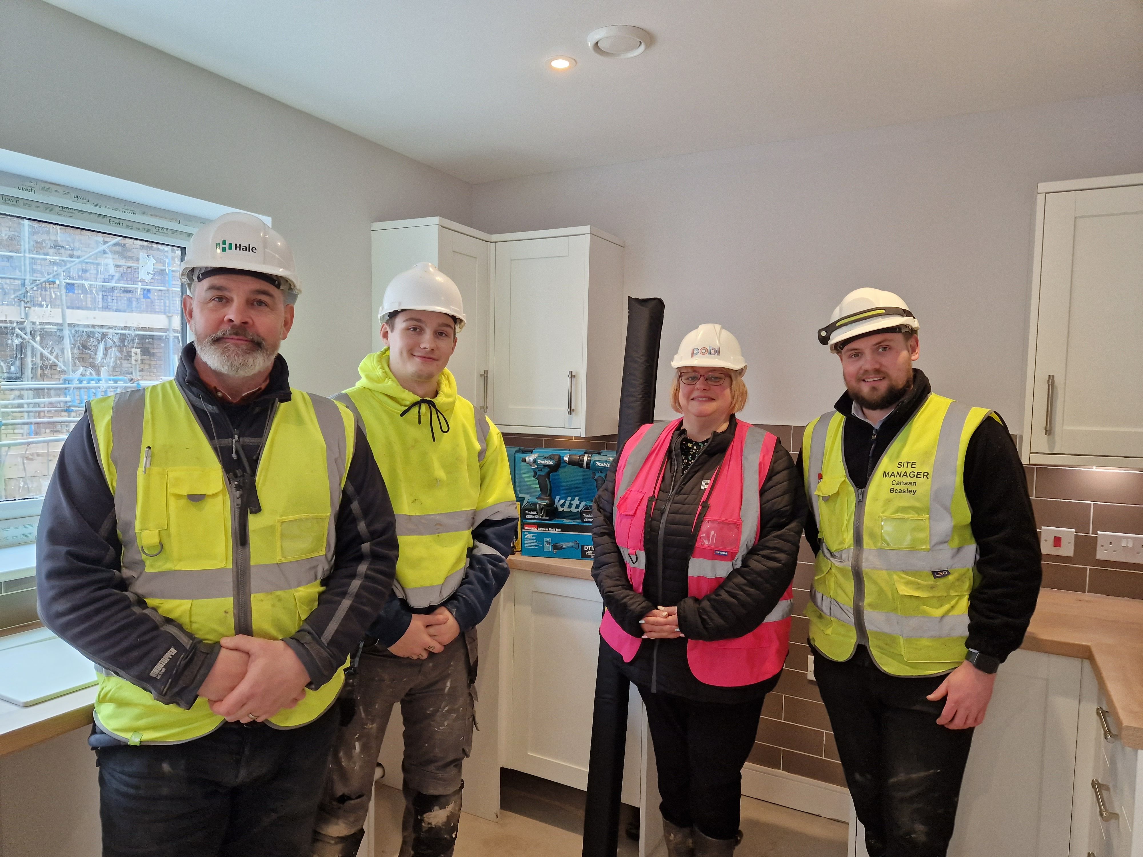 Pobl Apprentice Ben Receives Tools - Pobl